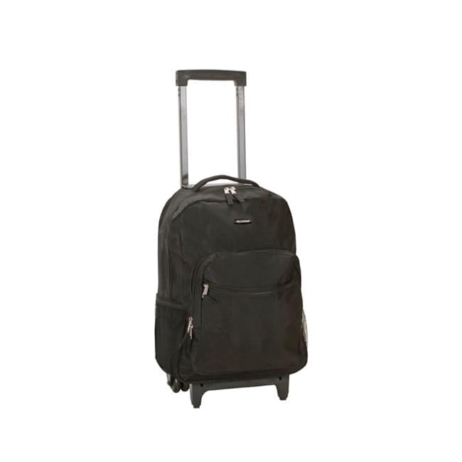 Rockland 17 Inch School Book Bag with Wheels - Rolling Backpack ...