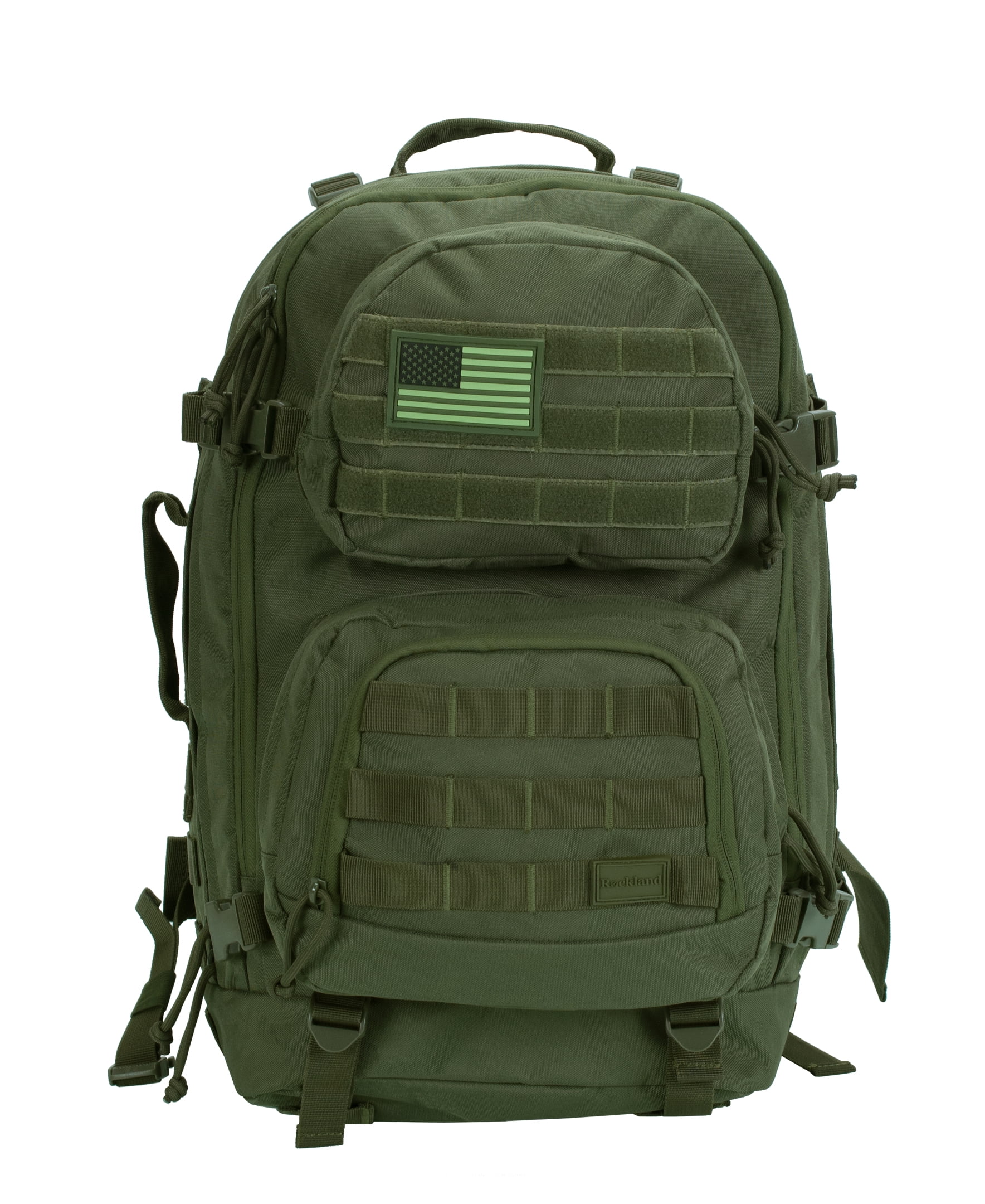 Rockland 20 in. Green Military Tactical Laptop Backpack - Walmart.com