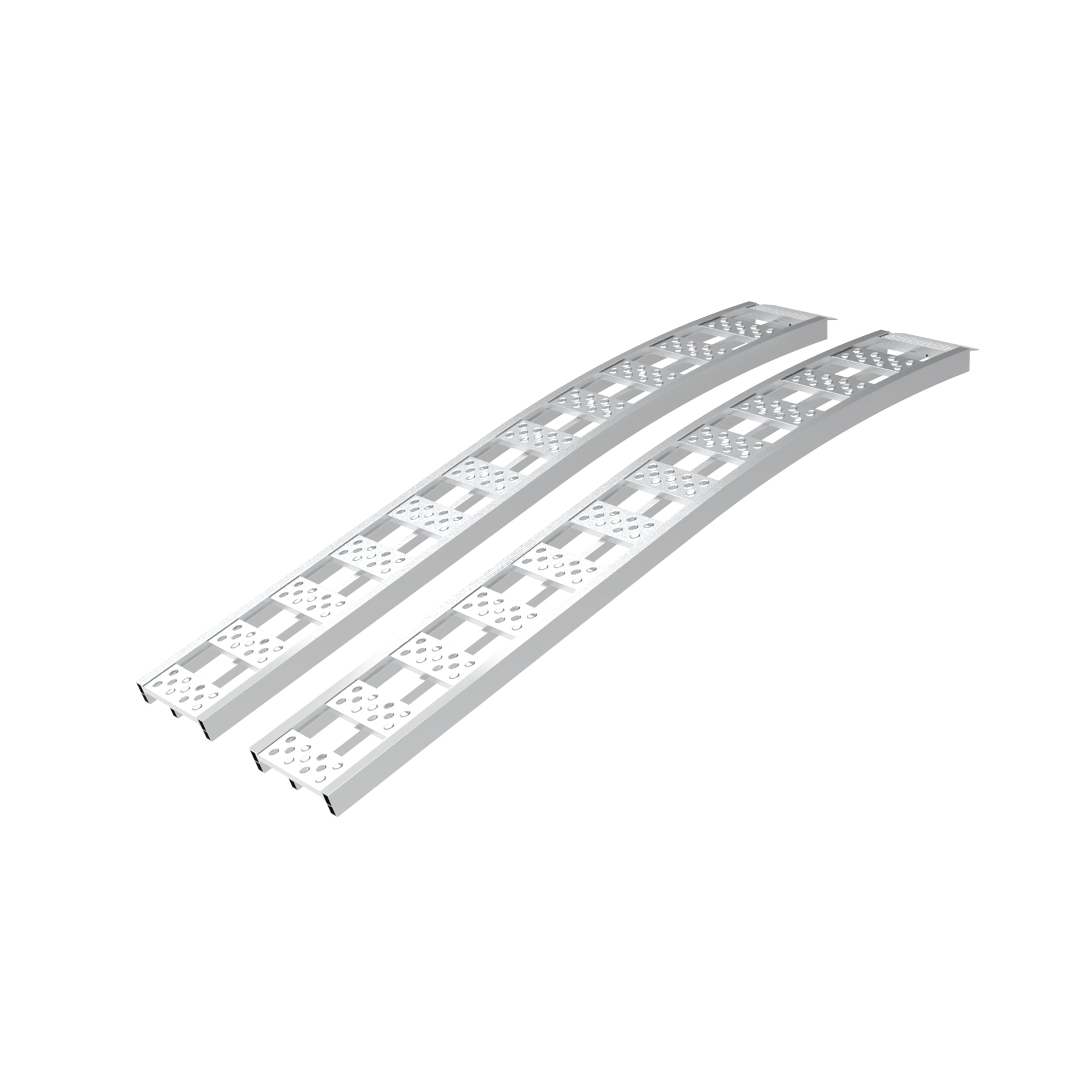 Rockland Arched Aluminum 2-Loading Ramp, 90'' x 12'', 3000 LBS Capacity ...