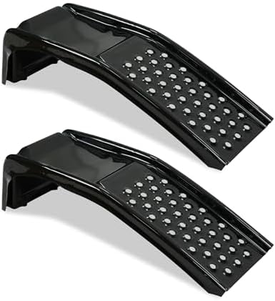 Rockland 4 Ton 8000 LBS Solid Steel Car Ramp Set, 35" L x 13" W x 9" H ...