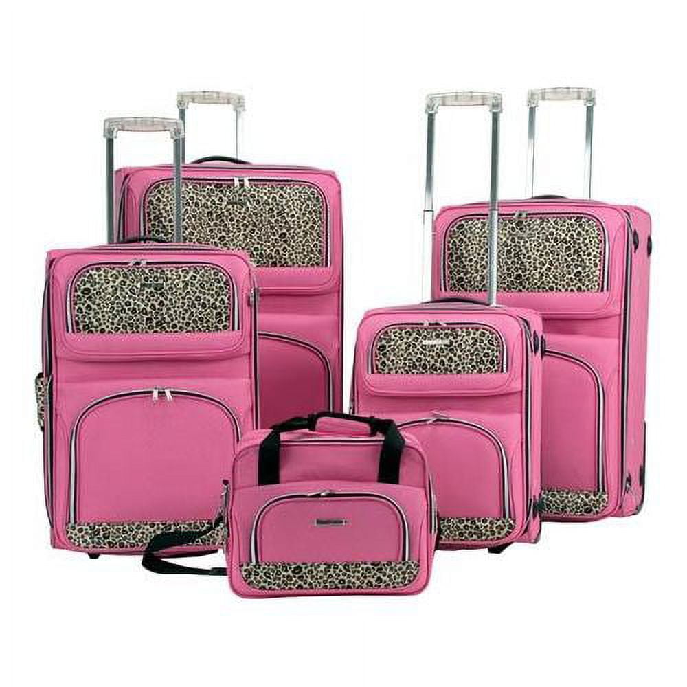 Rockland 5 Piece Luggage Set F07L Black OSFA - Walmart.com