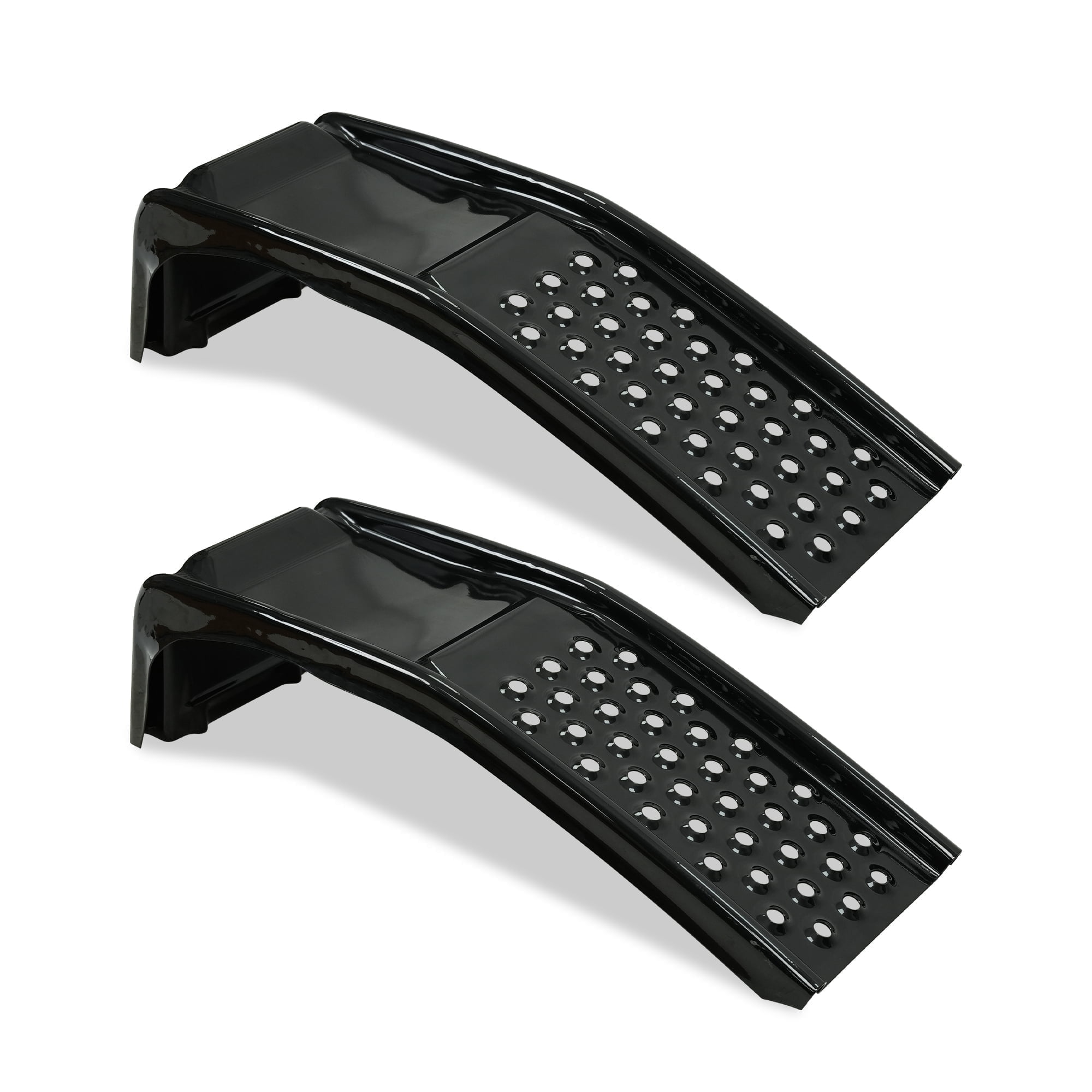 Rockland 4 Ton Steel Car Ramps Set, Heavy Duty Auto Truck Ramps for Oil ...