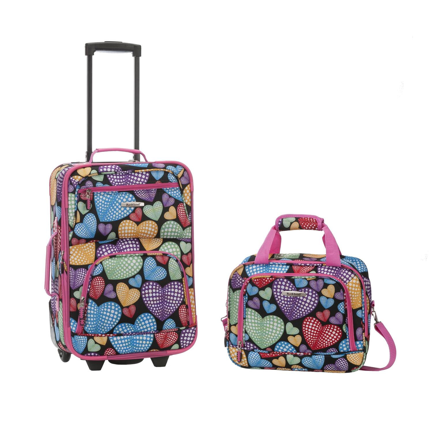 Rockland Fashion Softside Upright 2 Piece Luggage Set F102 - Walmart.com