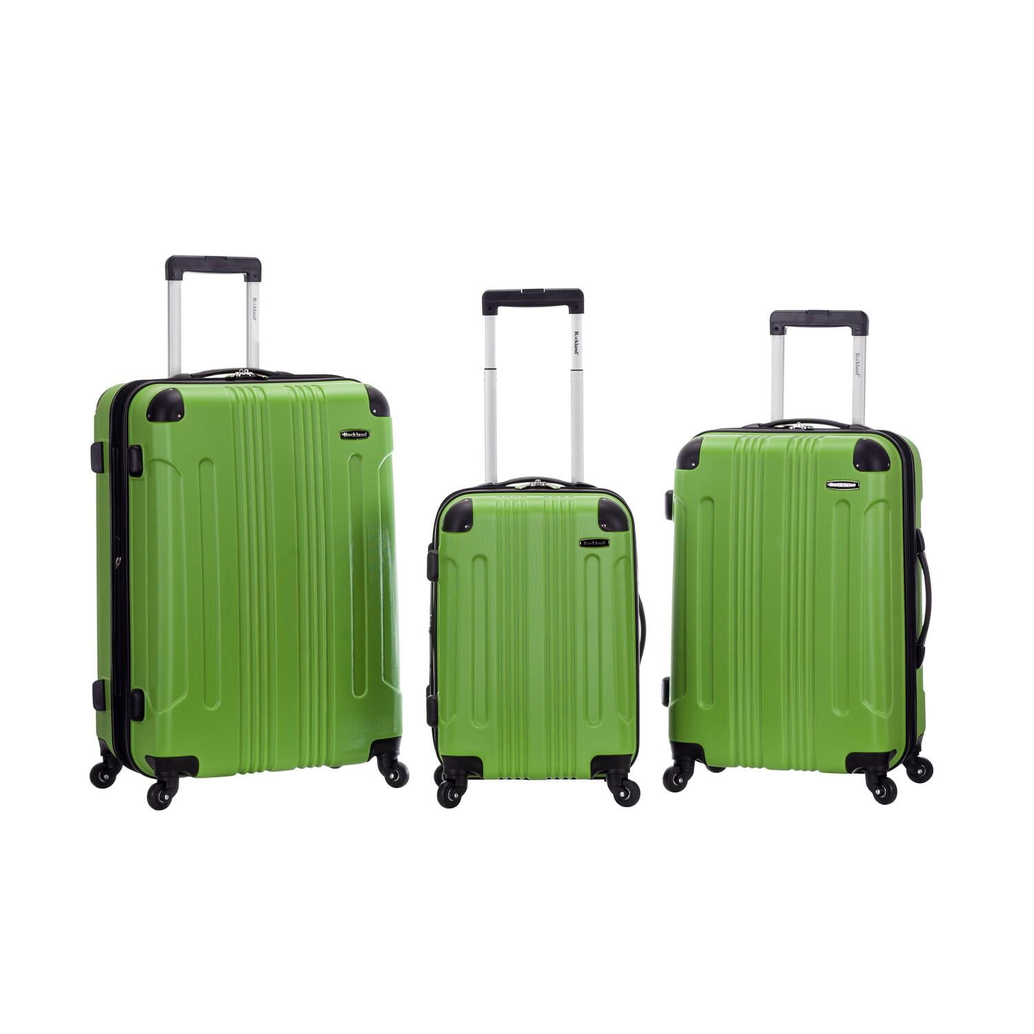 Rockland Luggage Sonic 3 Piece Hardside Spinner Luggage Set - Walmart.com