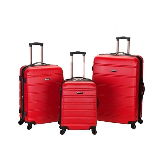 Rockland Melbourne 3 Pc Abs Luggage Set - Walmart.com