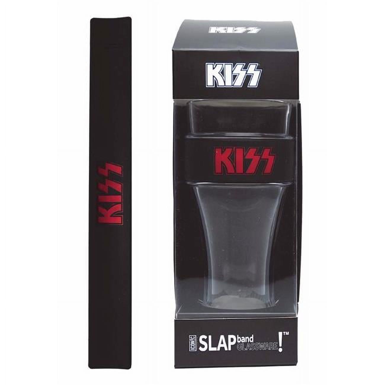 Rockline ICC-2M-K01-3013 KISS Black & Red Logo Heavy Duty Slap Adult ...