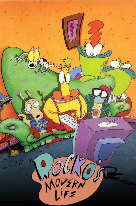 Rocko's Modern Life 1993 Poster 24x36 - Animated Retro Classic Quirky ...