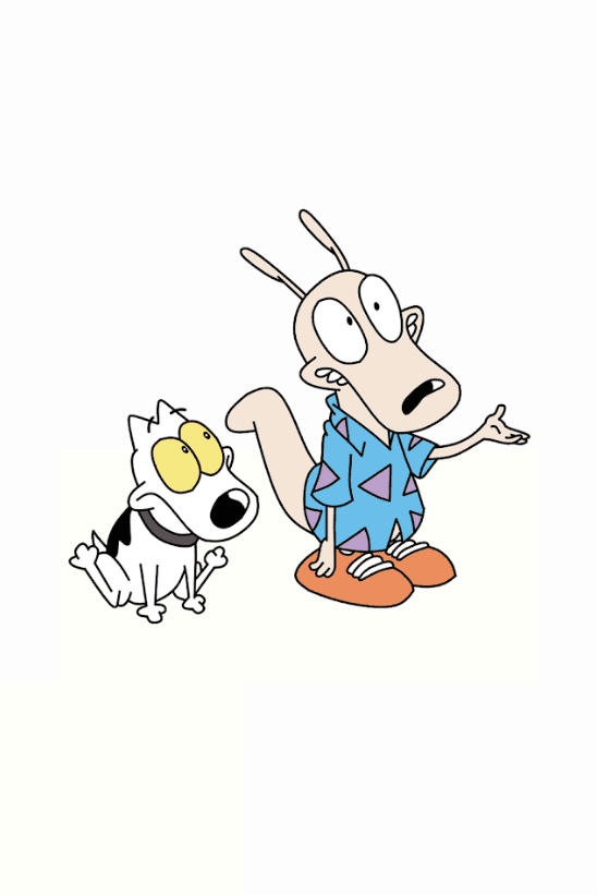 Rocko's Modern Life 1993 Poster 24x36 - Animated Retro Quirky ...