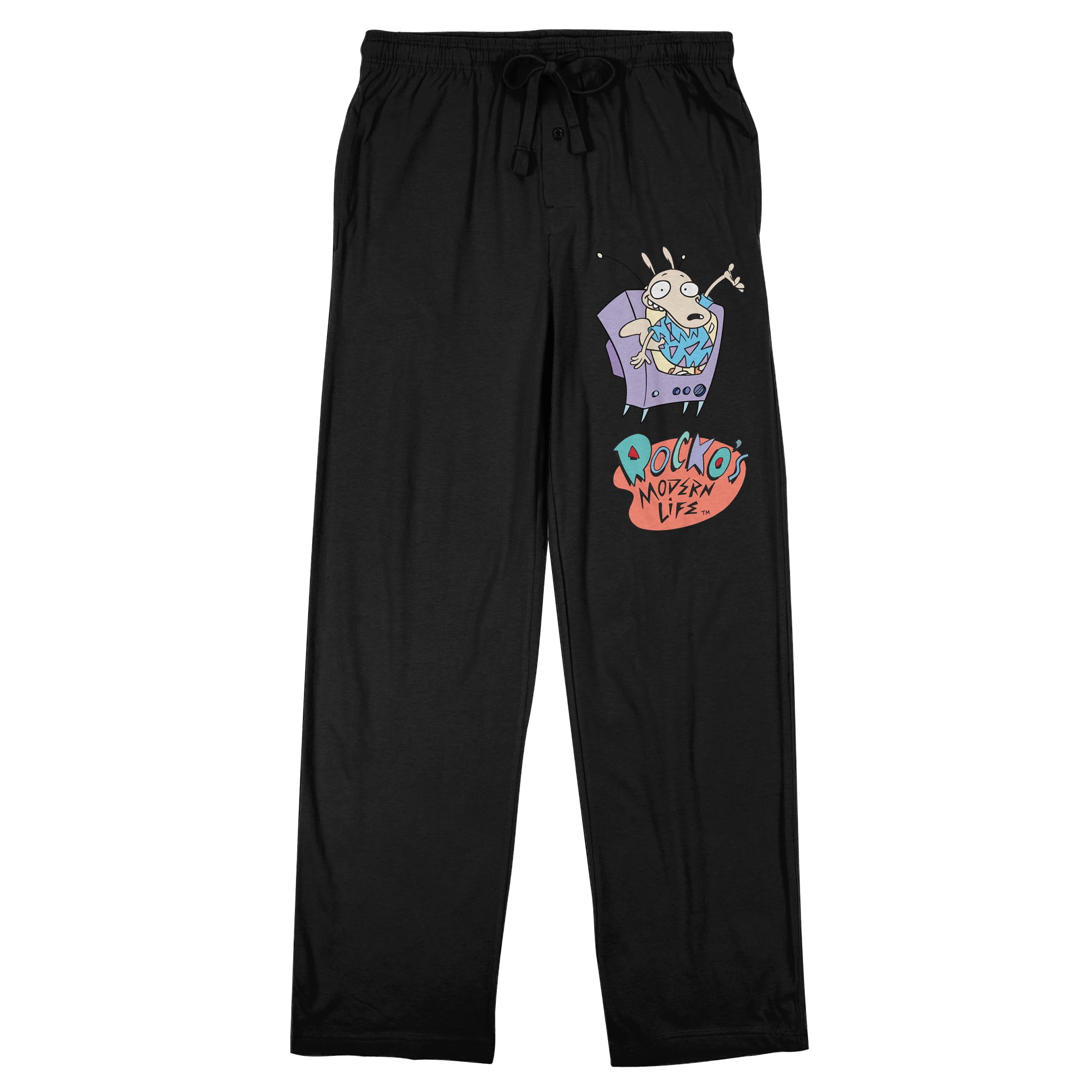 Rocko's Modern Life Men's Black Sleep Pants-Large - Walmart.com