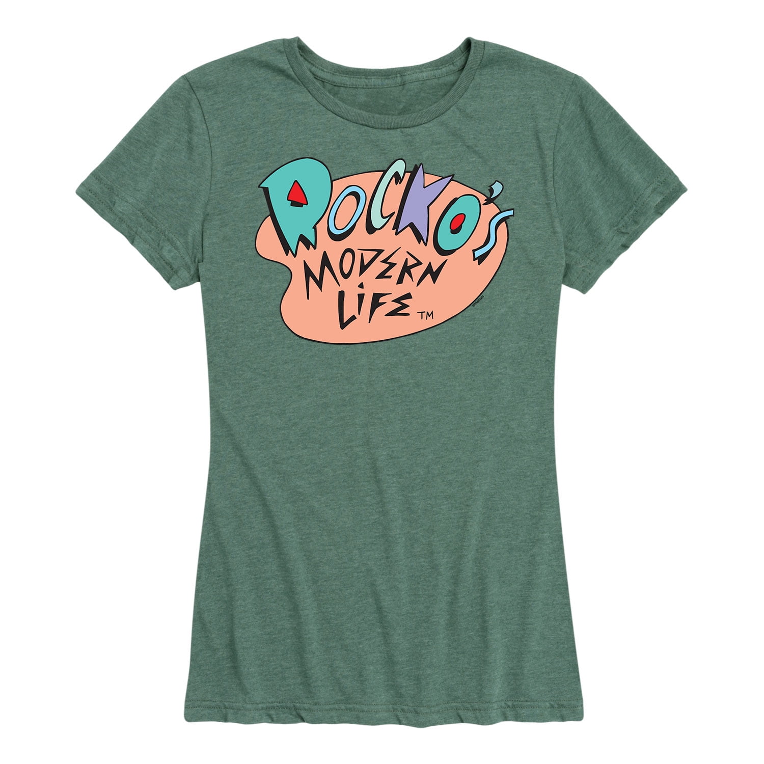 Rocko's Modern Life - Rocko Logo - Women's Short Sleeve Graphic T-Shirt ...