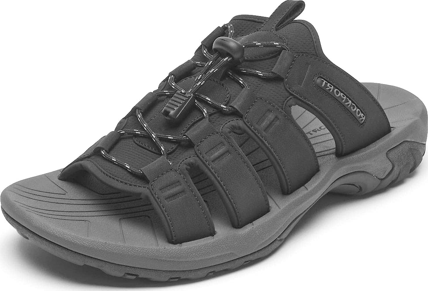 Rockport Byron Bungee Slide Black 12M - Walmart.com