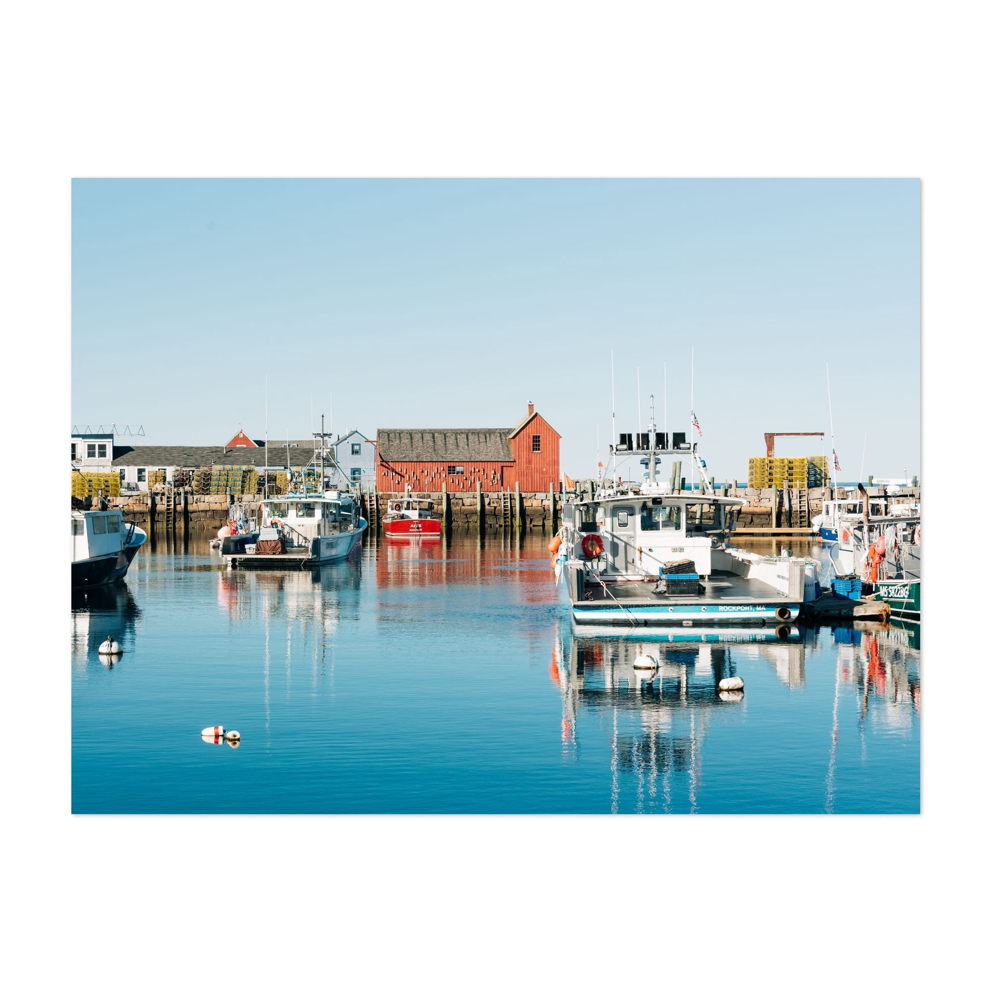 Rockport Harbor 01 - Rockport Massachusetts Photography Harbor Boat ...