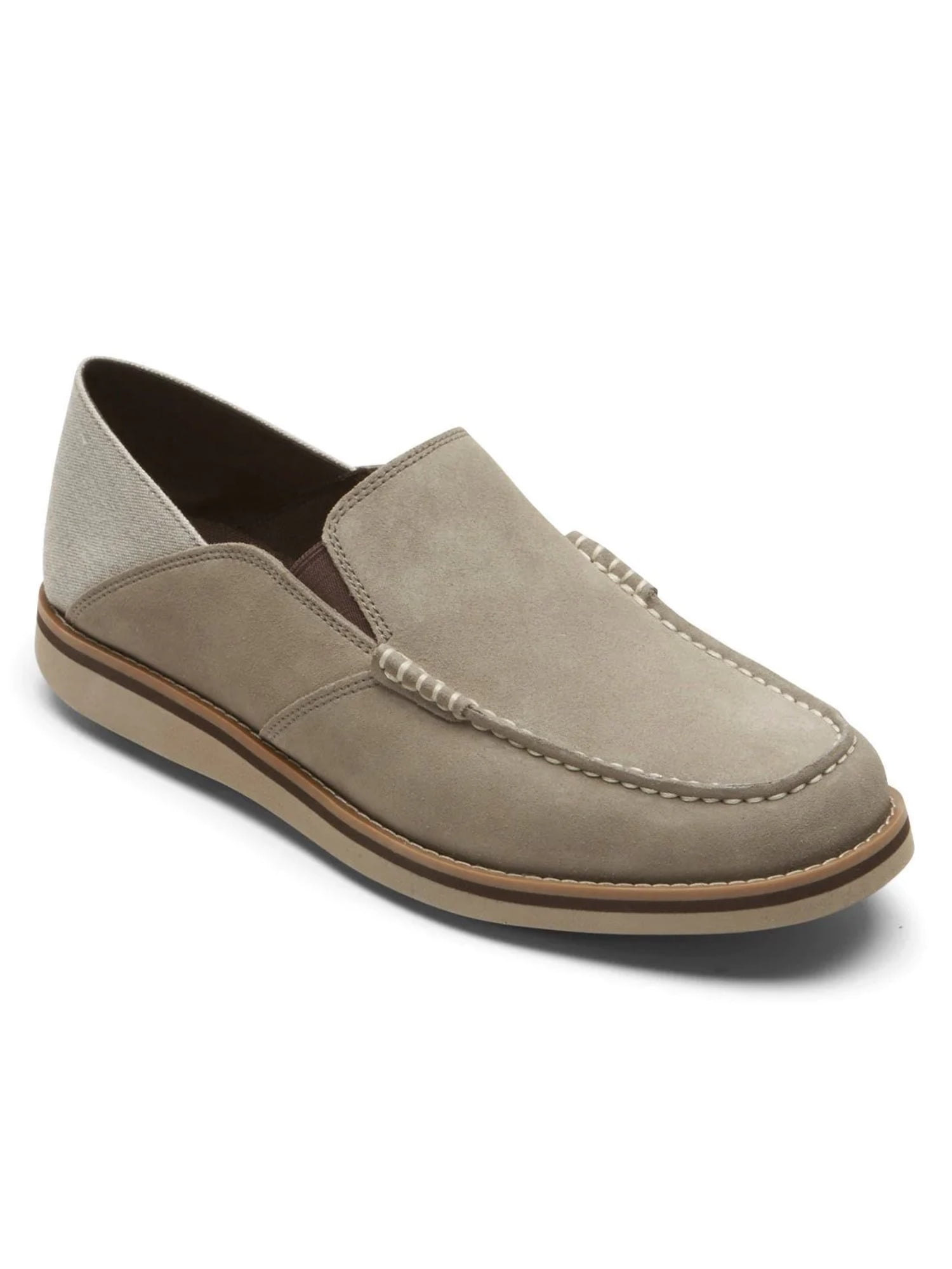 Rockport Men's Tucker Venetian Crush Back Loafer Rocksand CI8055 ...