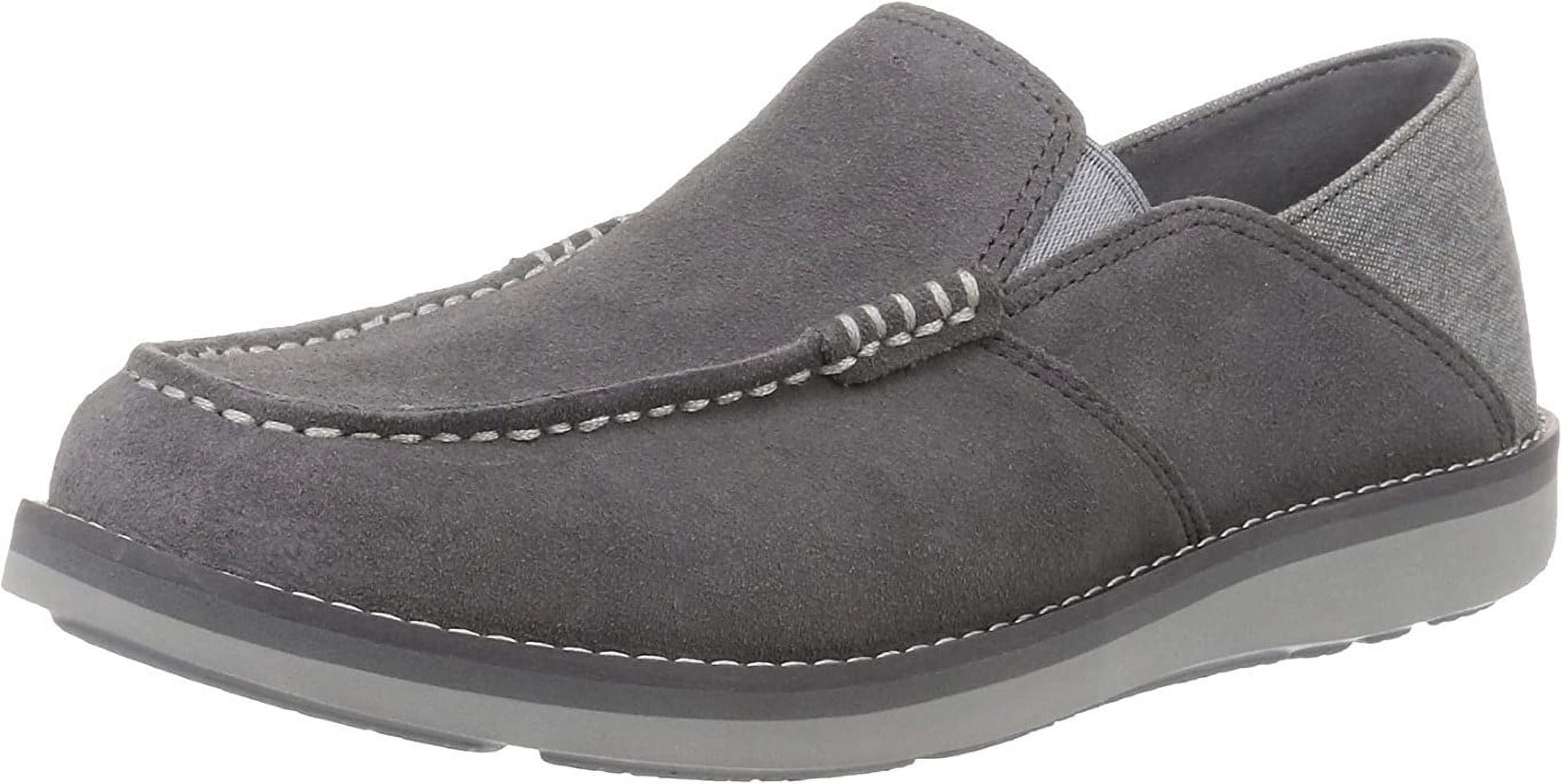 Rockport Men's Tucker Venetian Crush Back Loafer Steel Grey CI8054 ...
