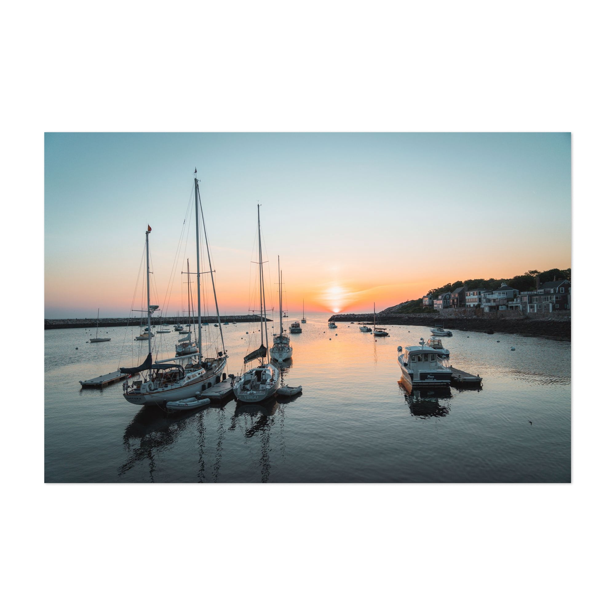 Rockport Outer Harbor - Rockport Massachusetts Photography Sunset ...
