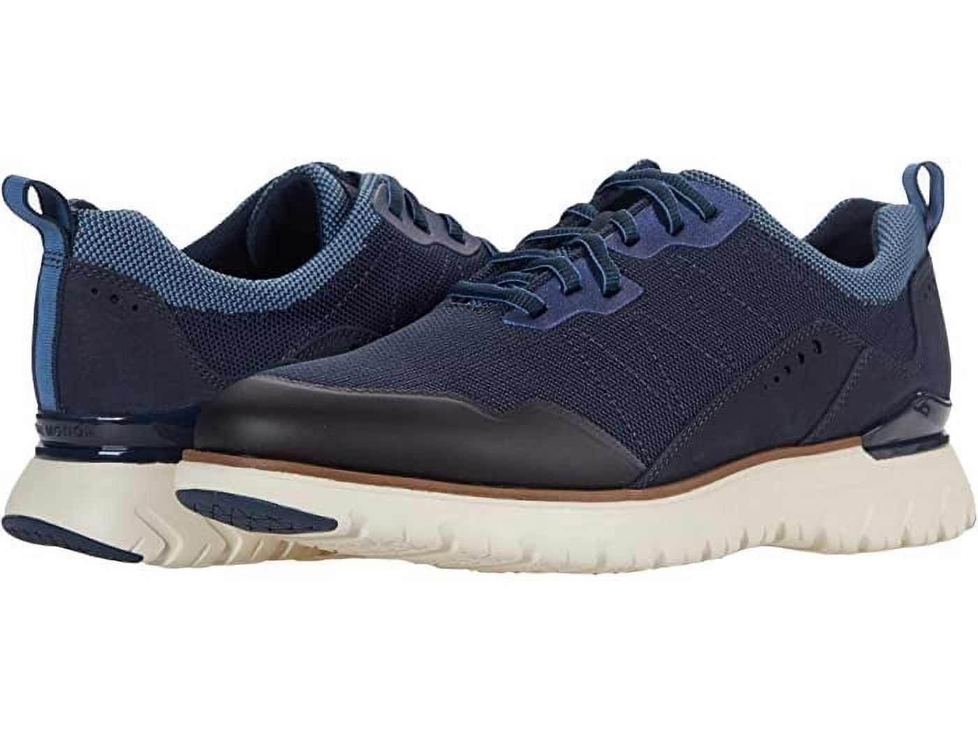 Rockport Men's TMS Mudguard Sneakers, Navy, 8.5W, Comfortable Lace-Up ...
