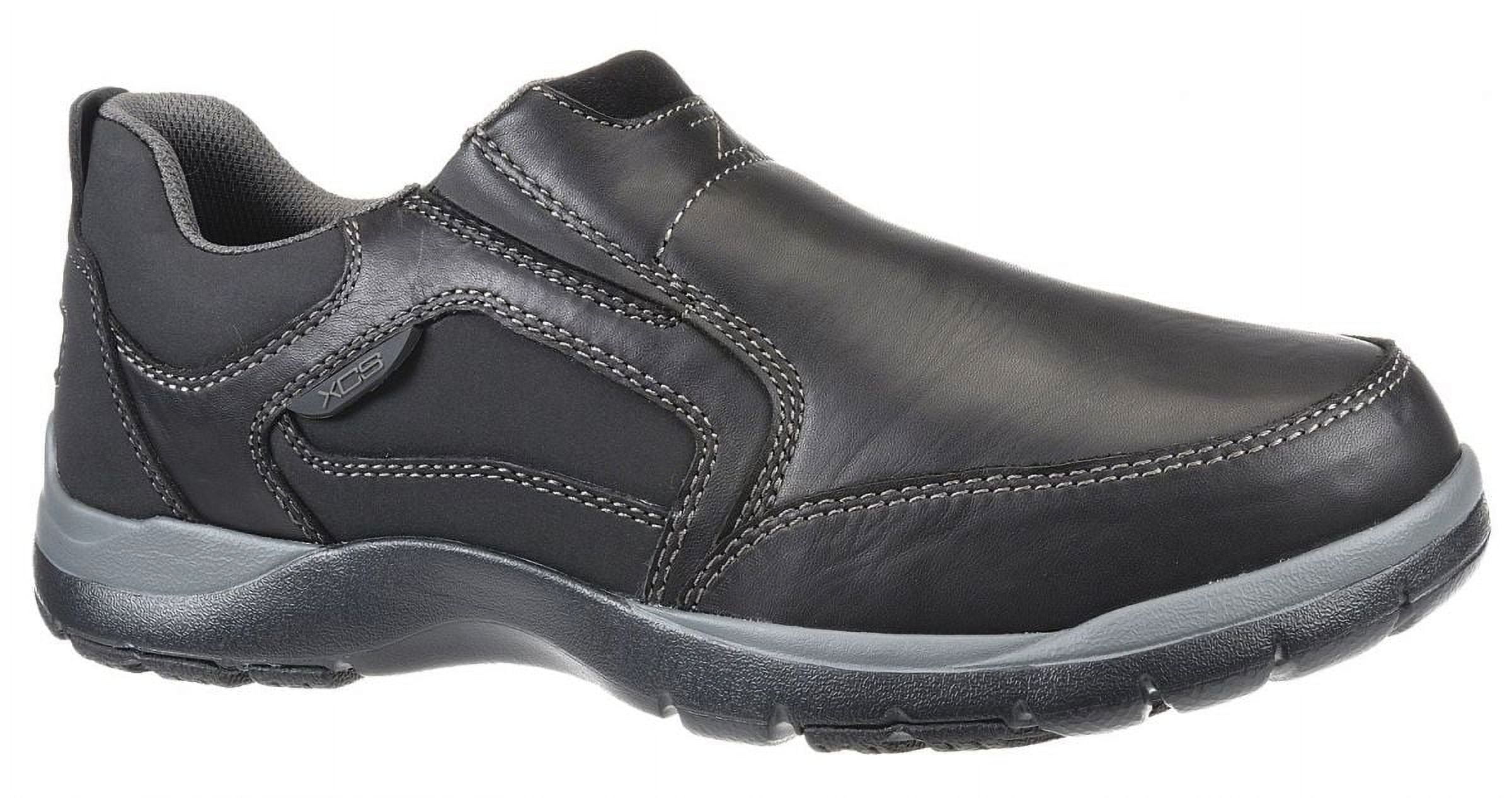 Rockport Works Men's Kingstin Steel Toe ESD Slip-on Work Shoe Black ...