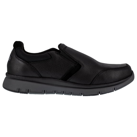 Rockport Works Men's Steel Toe Primetime Casual Slip-On Work Shoe, ESD ...