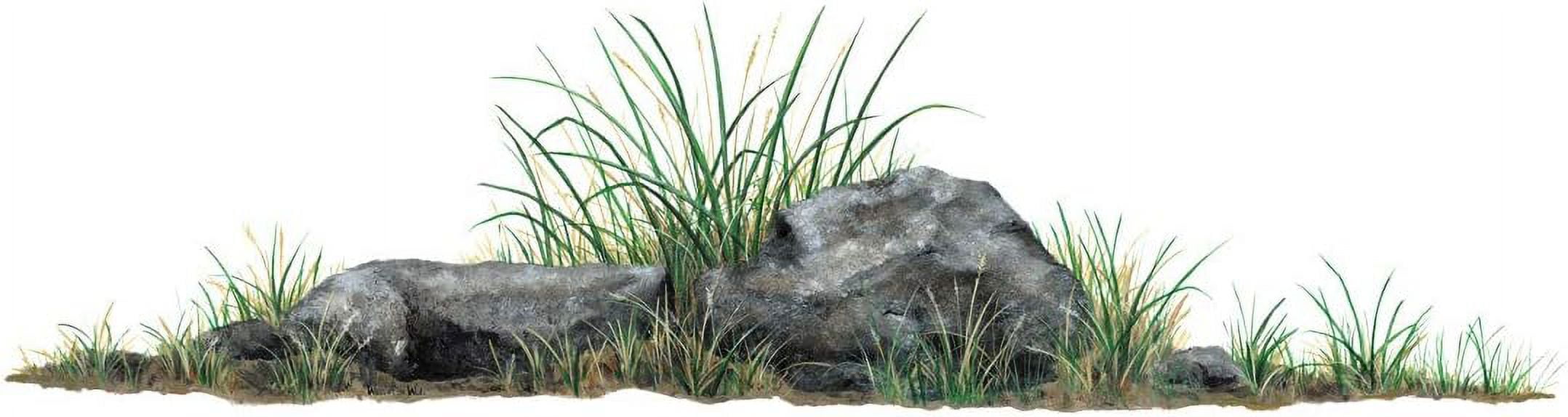 Rocks & Grass Wall Decal (42 in. x 12 in.) - Walmart.com
