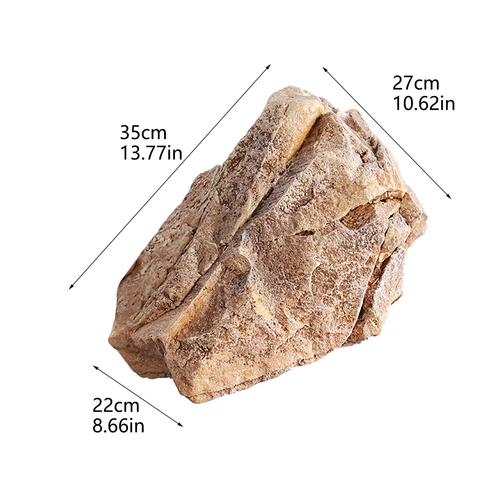 Rocks,Outdoor Artificial Rock Cover,Windproof and Rainproof Landscaping Rock,Realistic Natural ...