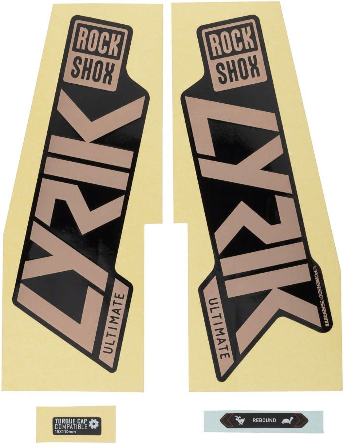 Rockshox Fork Decal Kit - Lyrik Ultimate, 27.5"/29", Matte Copper Foil ...