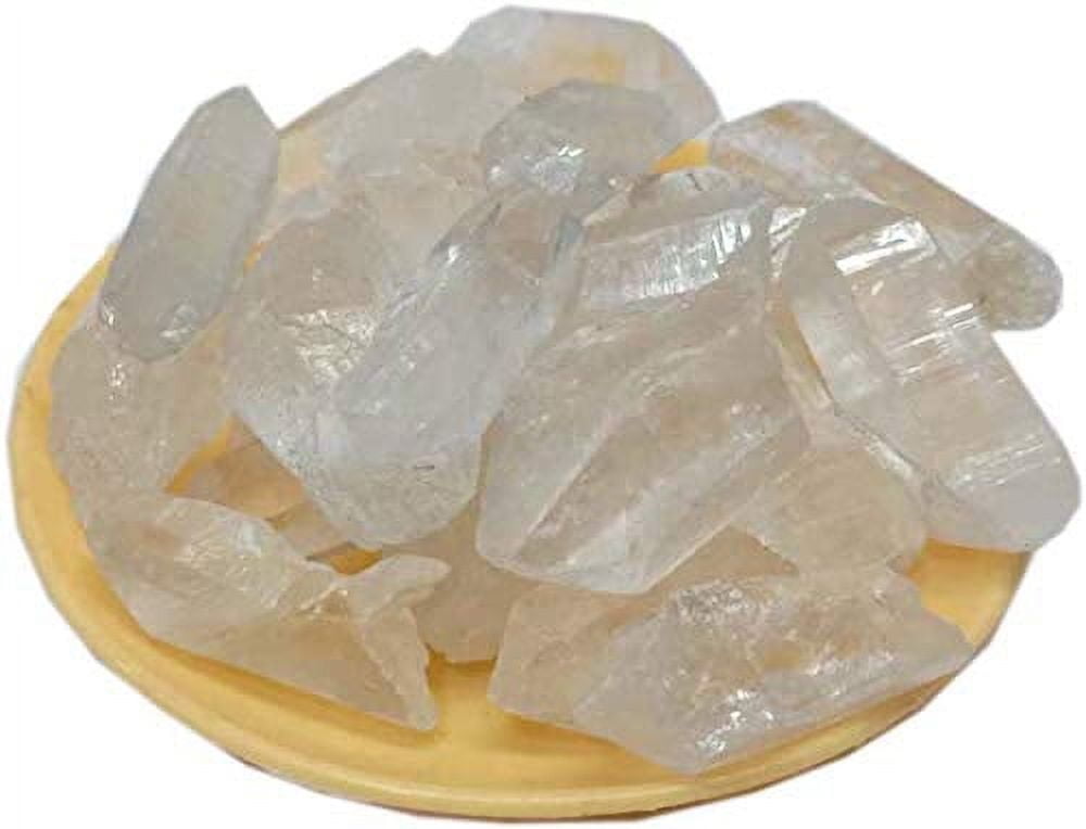 Rocksmins 600Gm+ Natural Clear Quartz Pencil Rough Stone Clear Stone ...