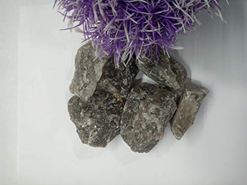 Rocksmins Smoky Quartz 600Gm+ Natural Rough Crystal Stone for ...