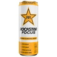 (2 pack) Rockstar Focus Sugar Free Orange Pineapple Energy Drink with ...
