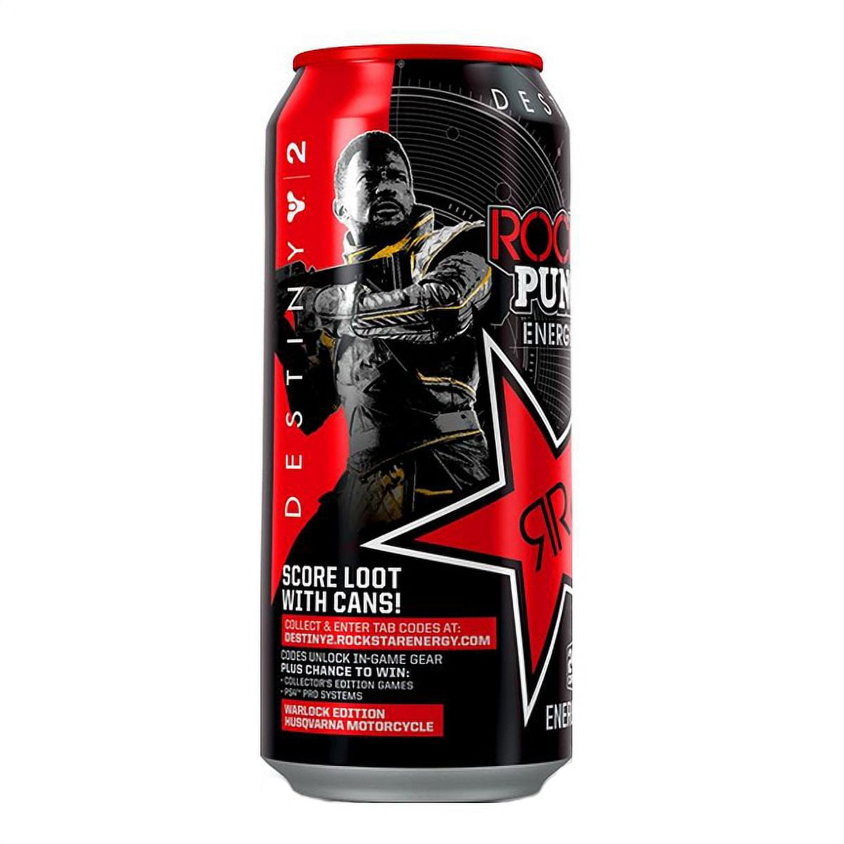 Rockstar Limited Edition Destiny 2 Punched Energy Drink 16 oz Cans ...