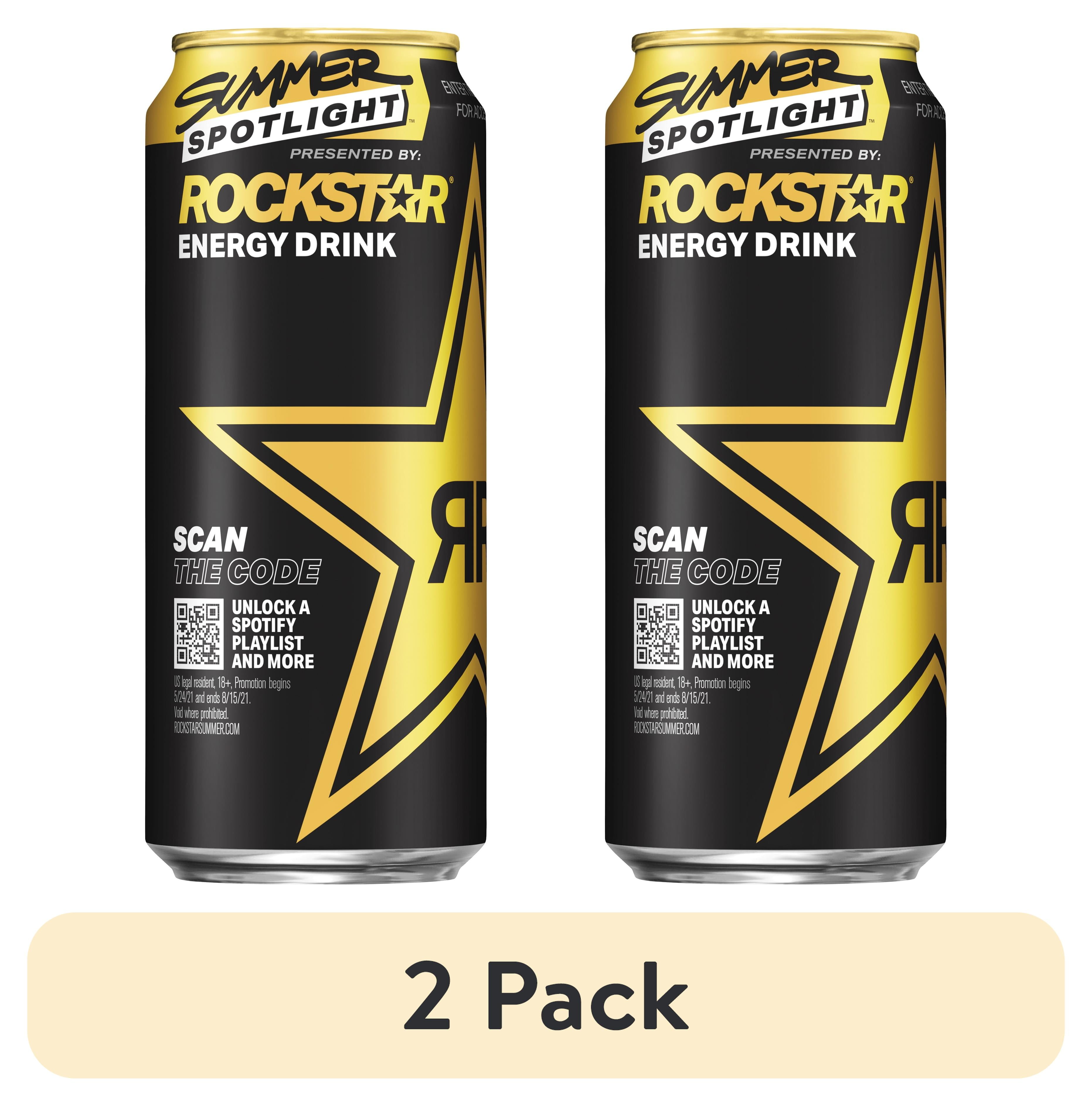(2 pack) Rockstar Original Energy Drink 16 fl oz - Walmart.com