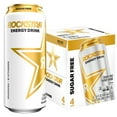 Rockstar Sugar Free Energy Drink, 16 oz, 4 Pack Cans, B-Vitamins ...
