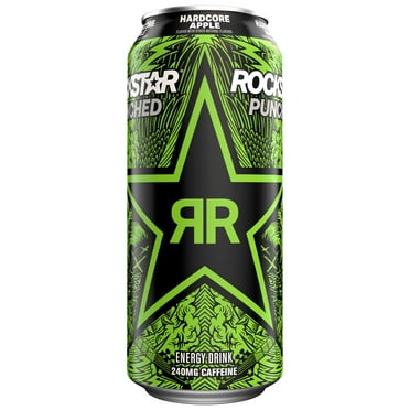 Rockstar Energy Drink 16 fl oz Can with Caffeine, B-Vitamins ...