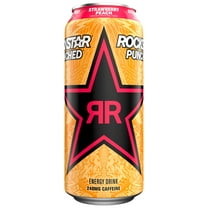 (2 pack) Rockstar Punched Fruit Punch Energy Drink, 16 oz, 4 Pack Cans ...
