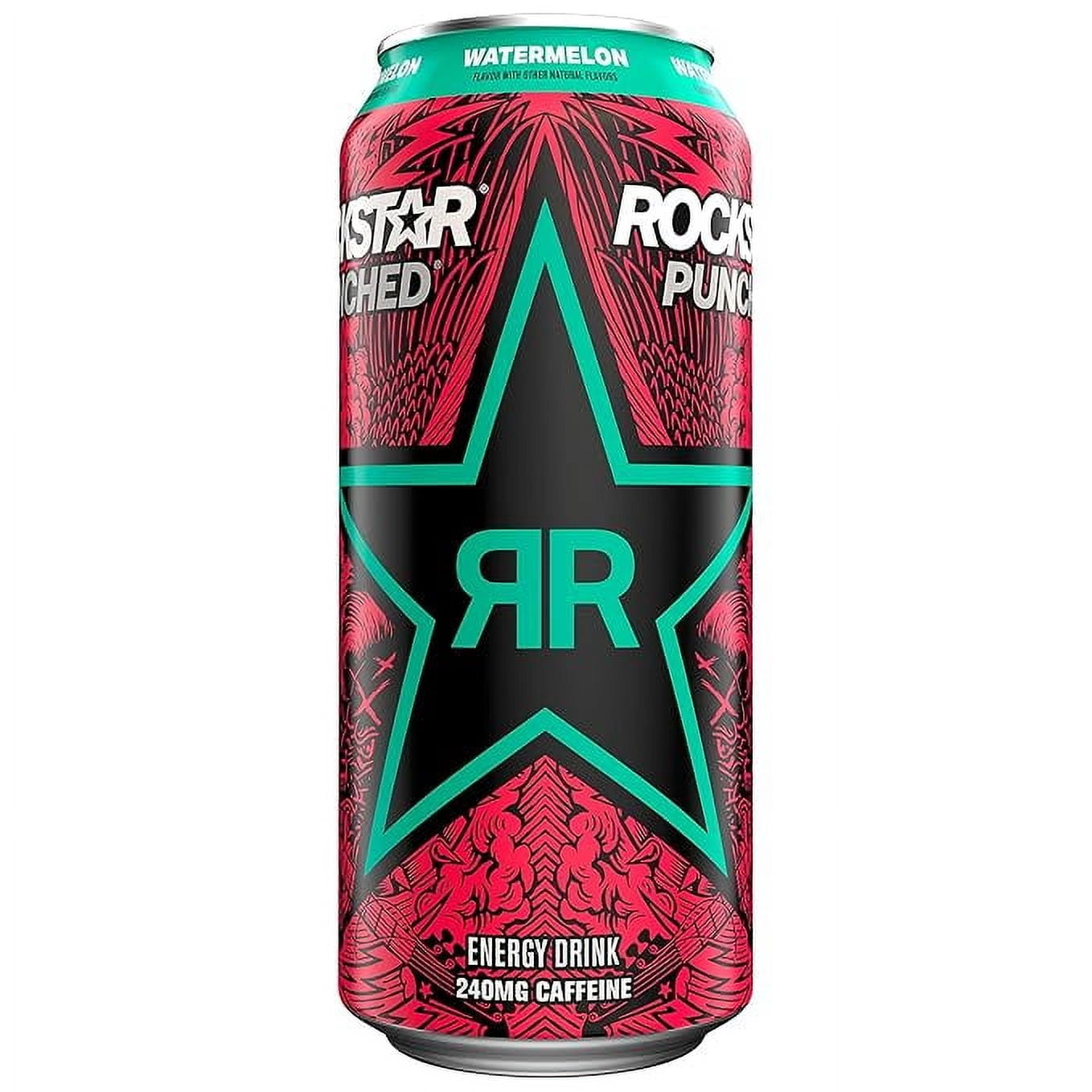 Rockstar Punched Watermelon, 16 Oz Can - Walmart.com
