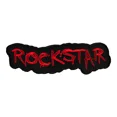 Rockstar Red Cut Out Embroidered Patch, Sayings Patches - Walmart.com