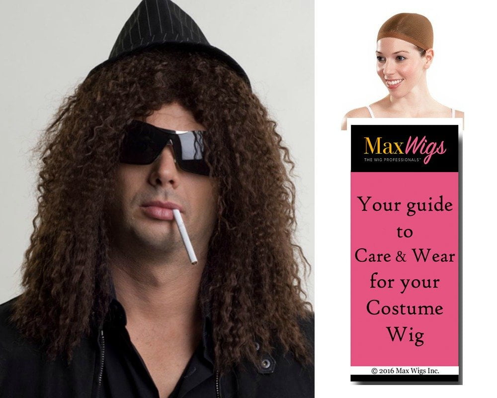Rockstar Slash Color Blonde - Enigma Wigs Guns Roses Curly Men's Hard ...