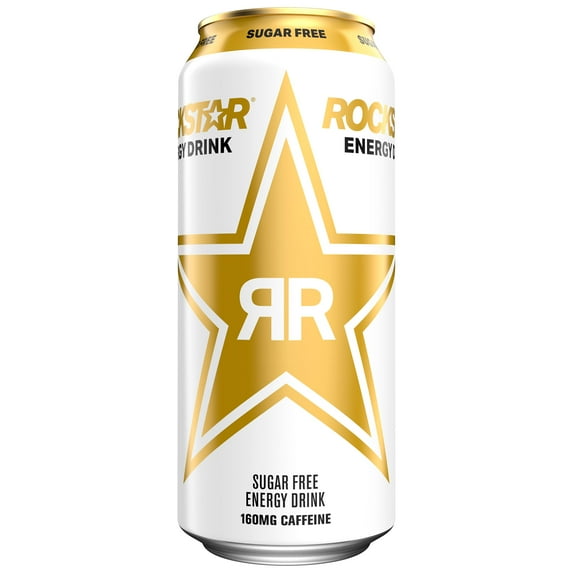 Rockstar Energy Drink 16 fl oz Can with Caffeine, B-Vitamins ...