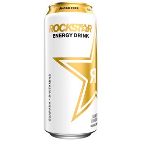 Rockstar Energy Drink 16 fl oz Can with Caffeine, B-Vitamins ...