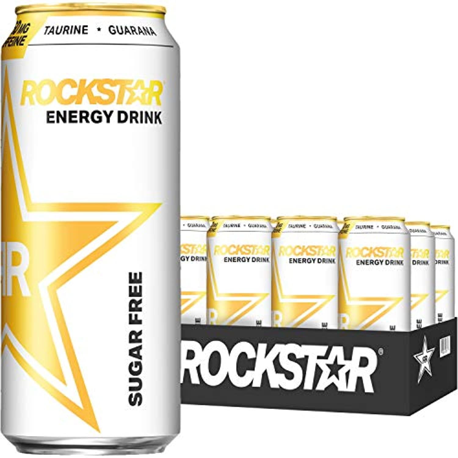 (12 Cans) Rockstar Sugar Free Energy Drink, 16 fl oz - Walmart.com