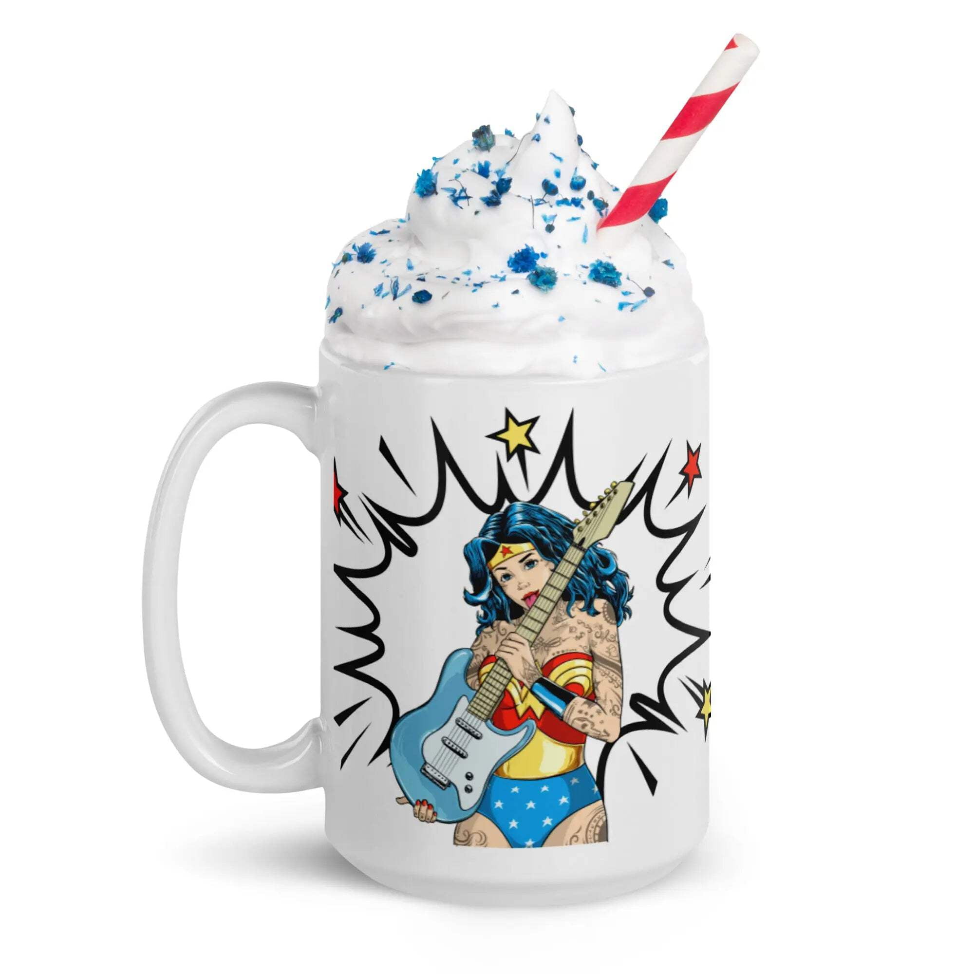 Rockstar Wonder Woman Glossy Mug - Walmart.com