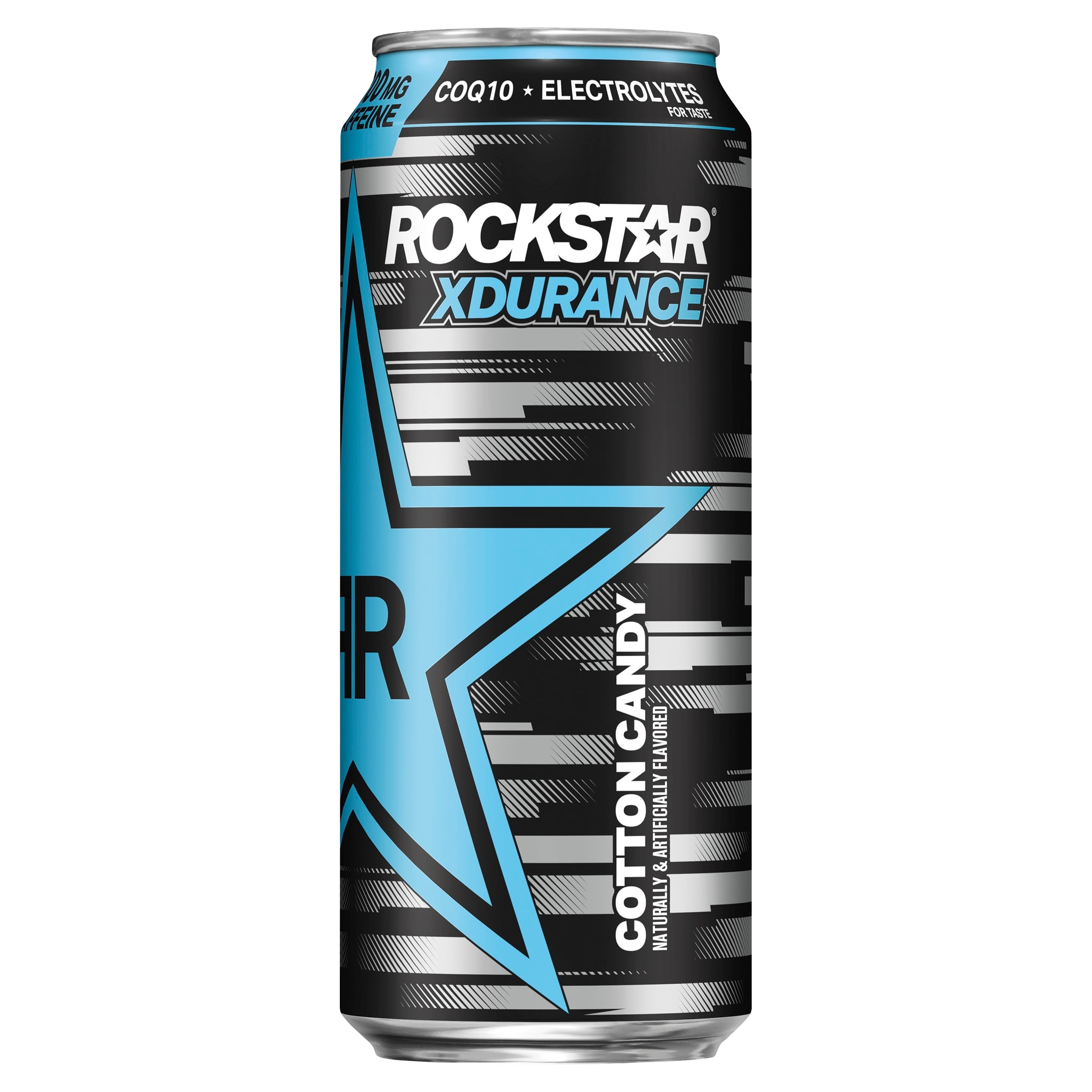 Rockstar XDurance Cotton Candy Energy Drink, 16 fl oz Can - Walmart.com