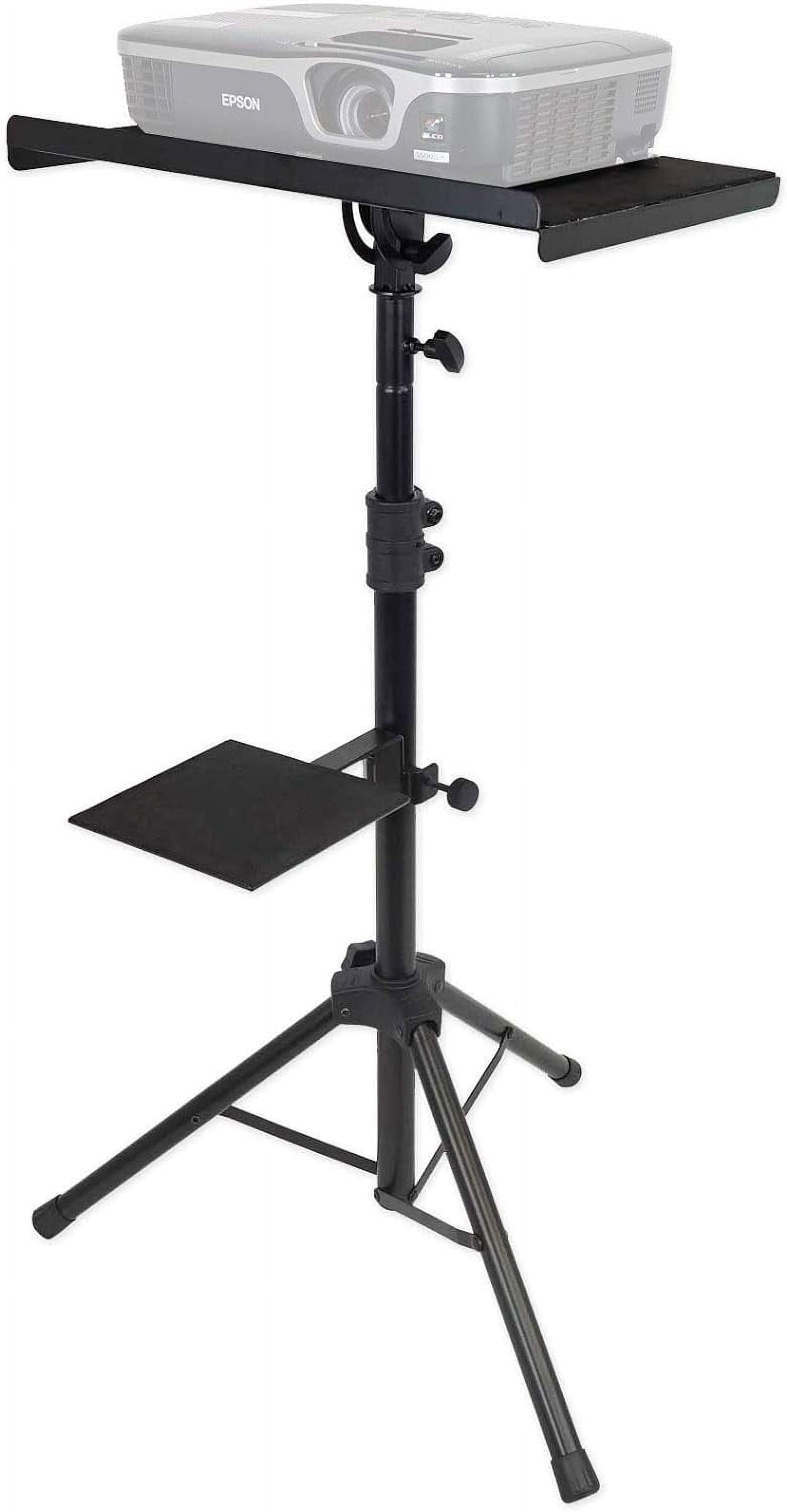 RockvilIe RLS67 Projector Stand w Tripod Base, Tilt Platform, Grip ...