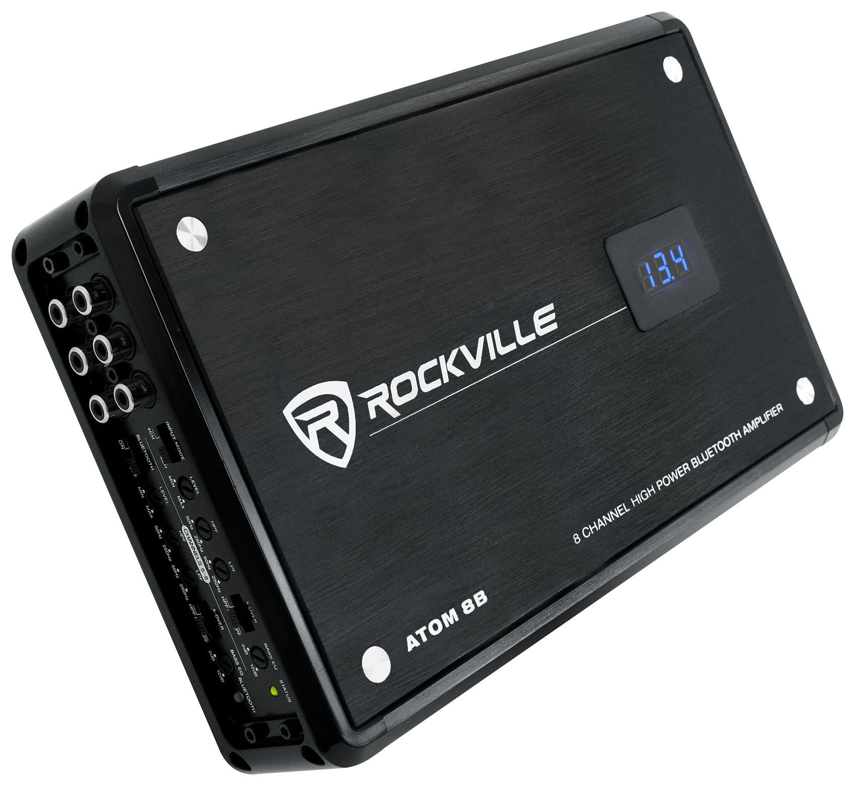 Rockville ATOM 8B 8 Channel 3500 Watt Marine/Boat Amplifier Amp w ...