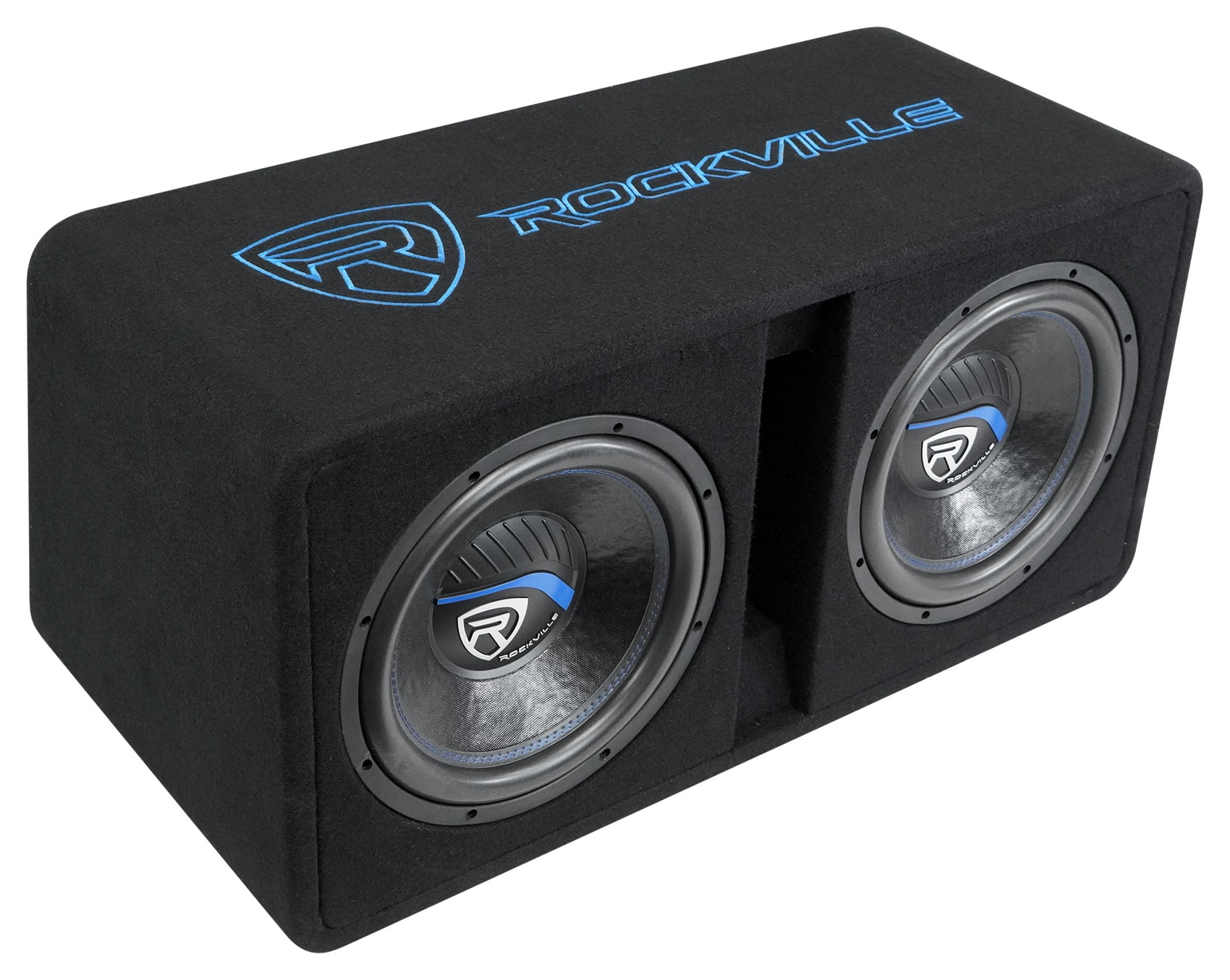 Rockville DV12K52 Dual 12" K5 2800w Car Subwoofers+Vented Sub Enclosure ...