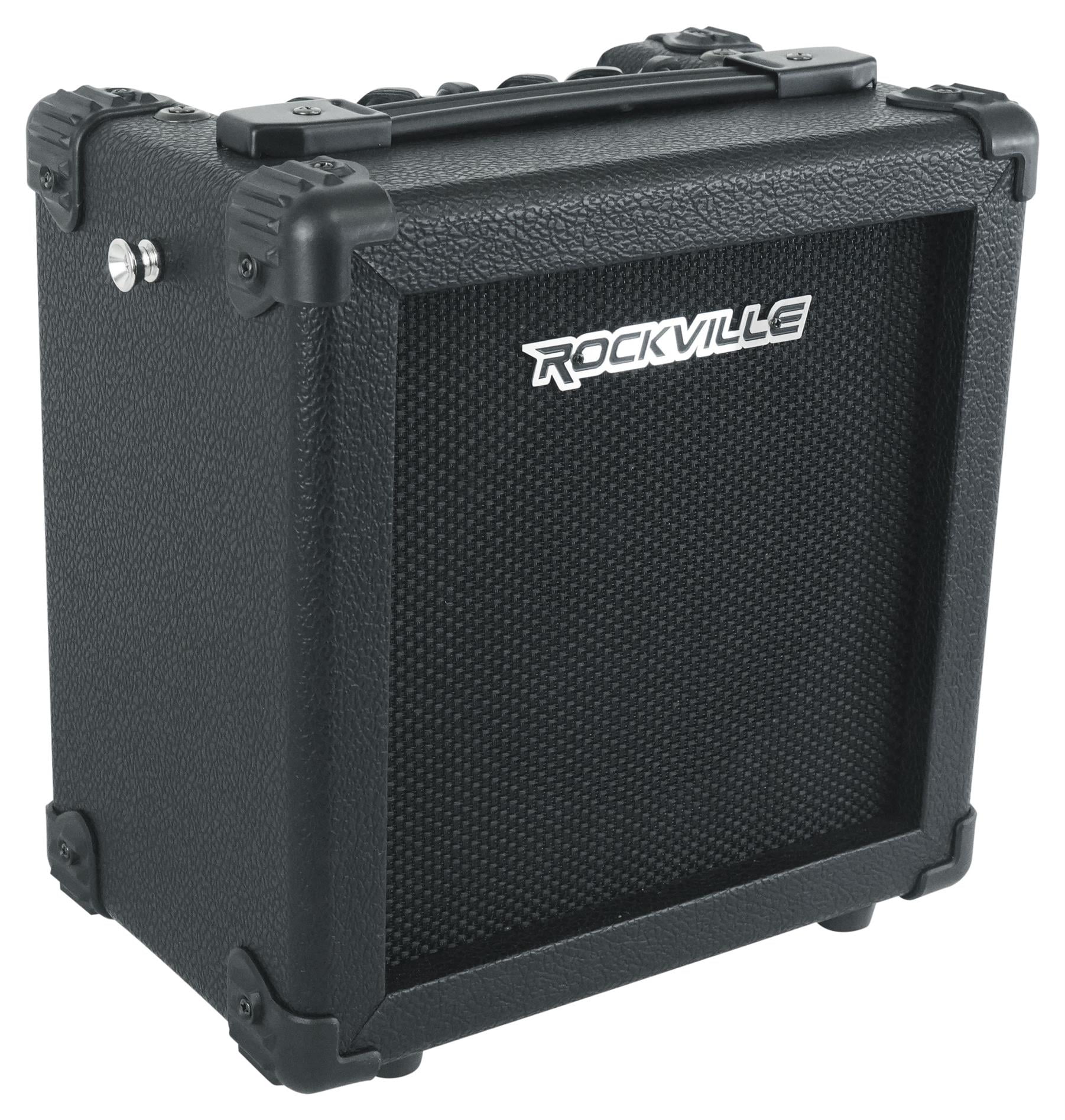 Rockville G-CHARGE 20 BLACK Rechargeable Battery Guitar Amplifier ...