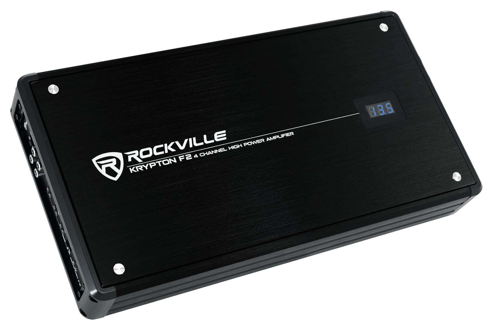 Rockville KRYPTON F2 2400w Peak/600w RMS 4 Channel Amplifier Car Stereo ...