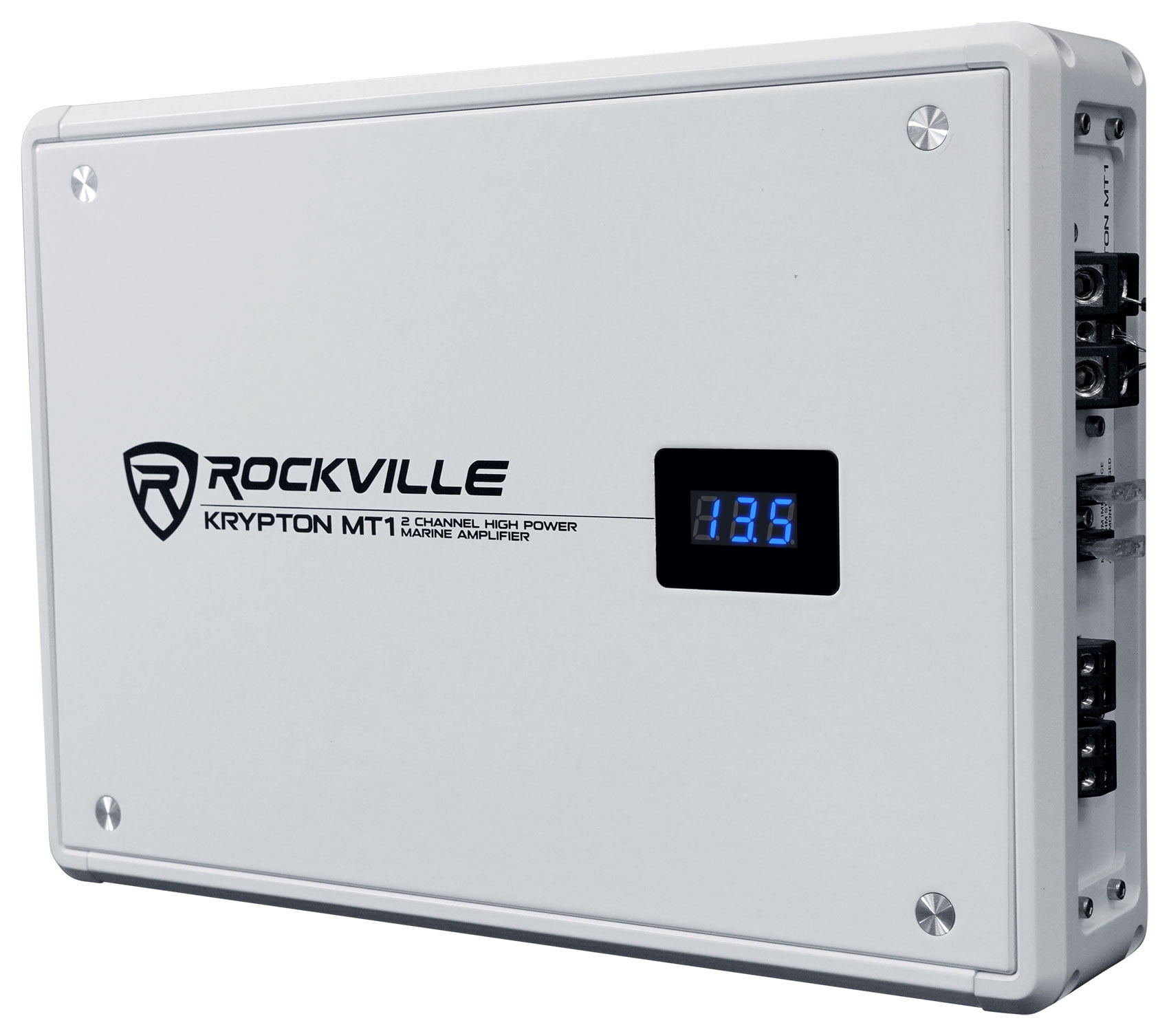 Rockville KRYPTON MT1 1600w 2 Channel Marine/Boat Amplifier w Volt ...