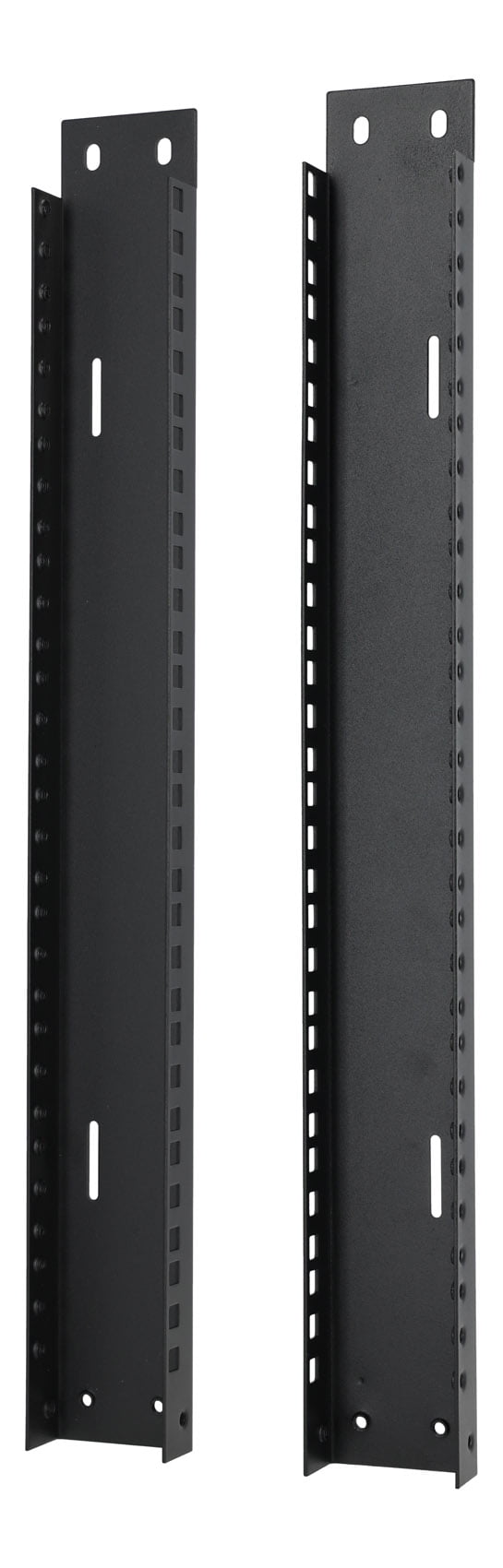 Rockville RAIL10U 10U Reversible Rack Rails With M5 Circle or Square ...