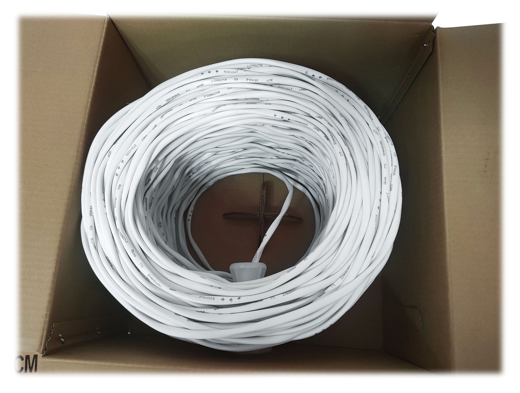 Rockville RCC12-500-2 CL2 Rated 12 AWG 500' CCA Speaker Wire In Wall ...