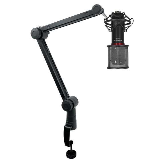 Rockville RCM SR Studio/Recording Condenser Microphone+Pro Mic Boom Arm ...